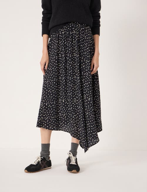HUSH Cesca Polka Dot Asymmetric Skirt